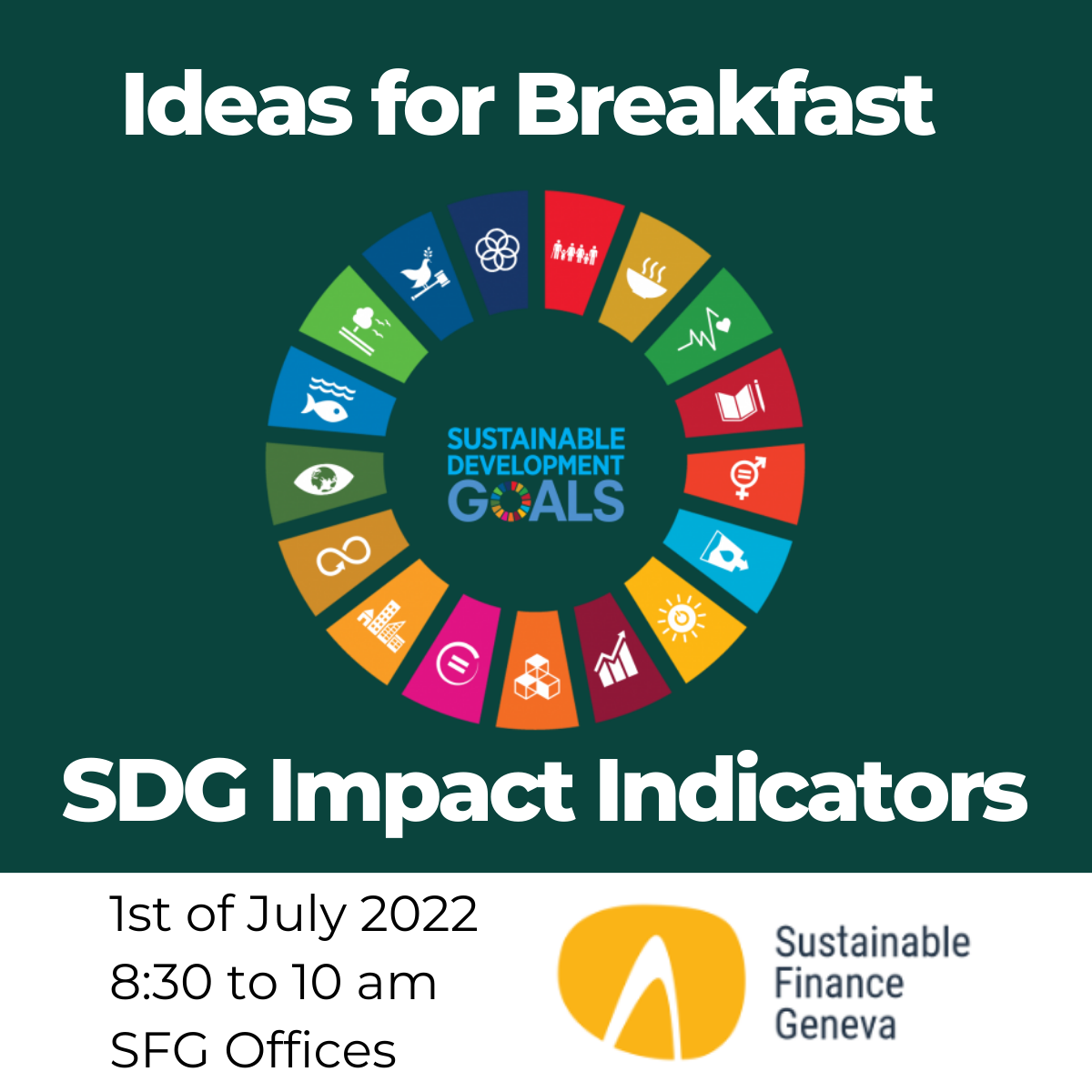 Ideas for Breakfast: SDG Impact Indicators (SFG Members Only ...